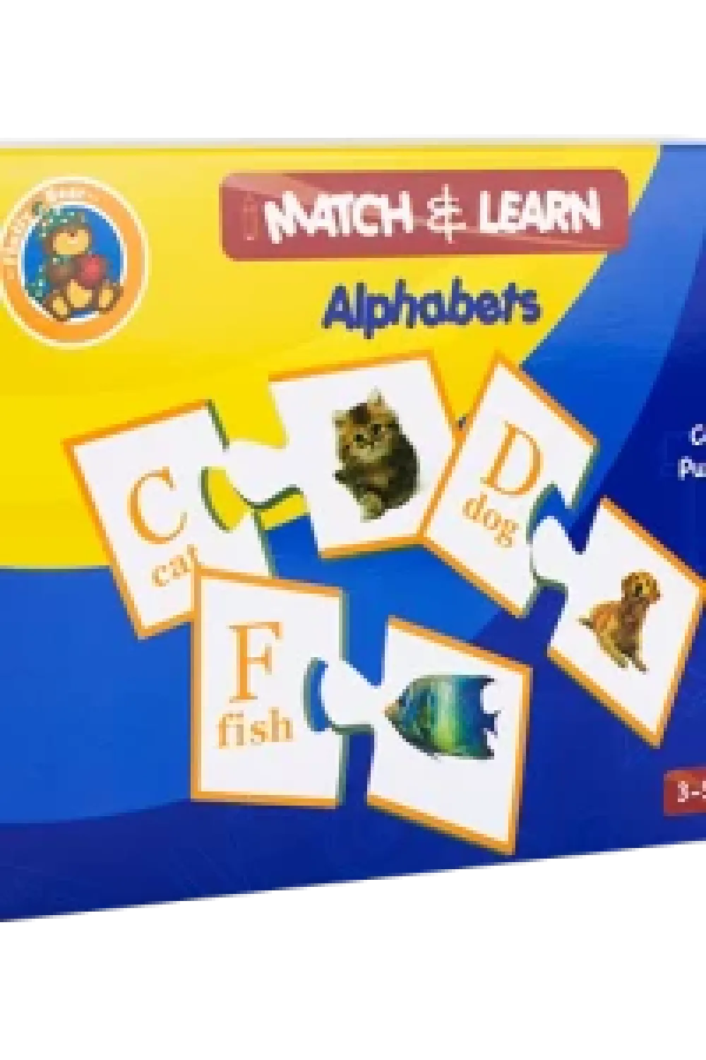 Match & Learn – Alphabets - Book - by Fluffy Bear - Aseer Alkotb