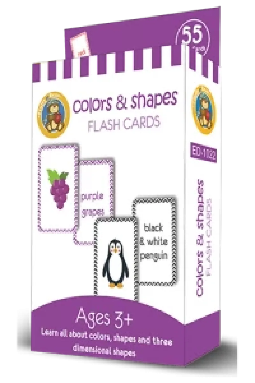 Flash Cards - Colors &Shapes - Book - by Fluffy Bear - Aseer Alkotb