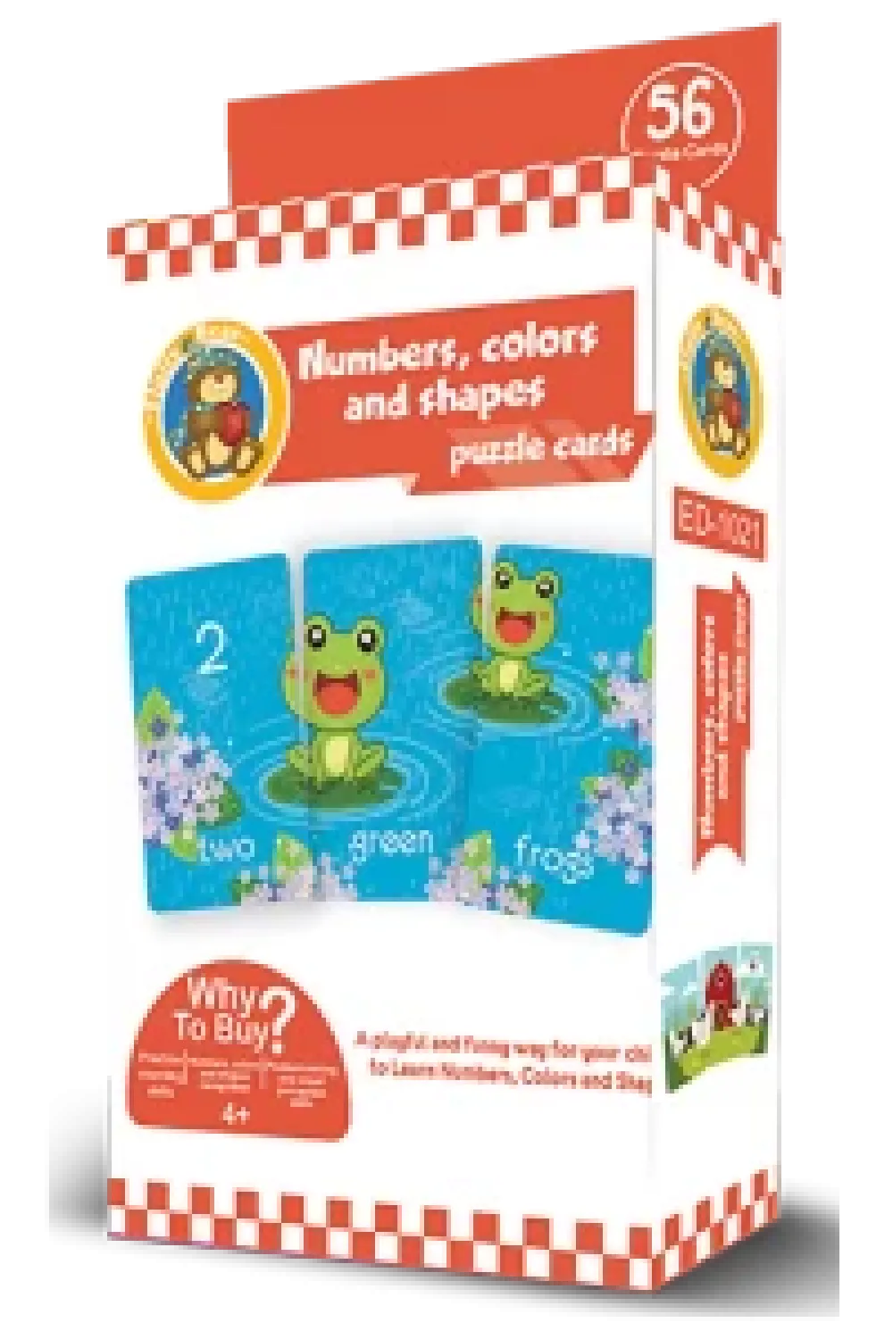 Puzzle Cards - Number, Colors & Shapes - Book - by Fluffy Bear - Aseer ...