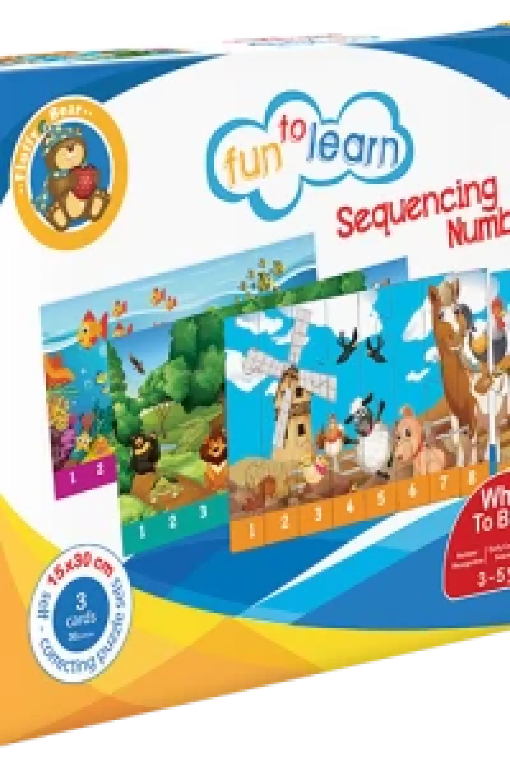 Fun to Learn – Sequencing Numbers - Book - by Fluffy Bear - Aseer Alkotb