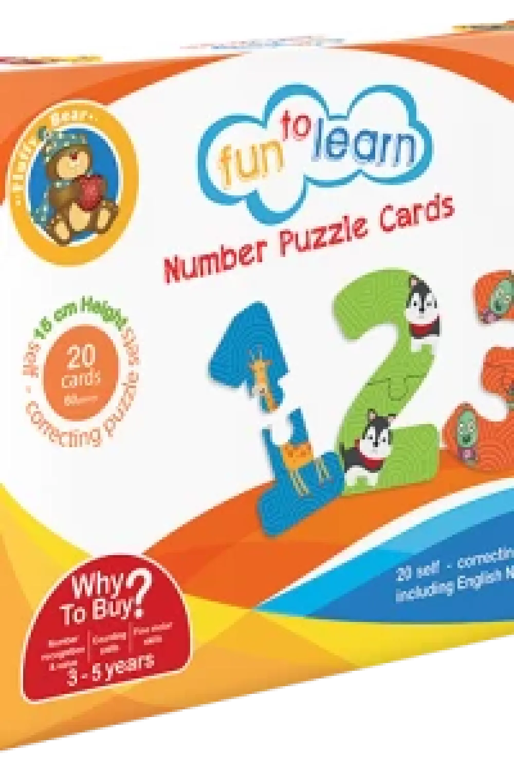 Fun to Learn – Numbers - Book - by Fluffy Bear - عصير الكتب