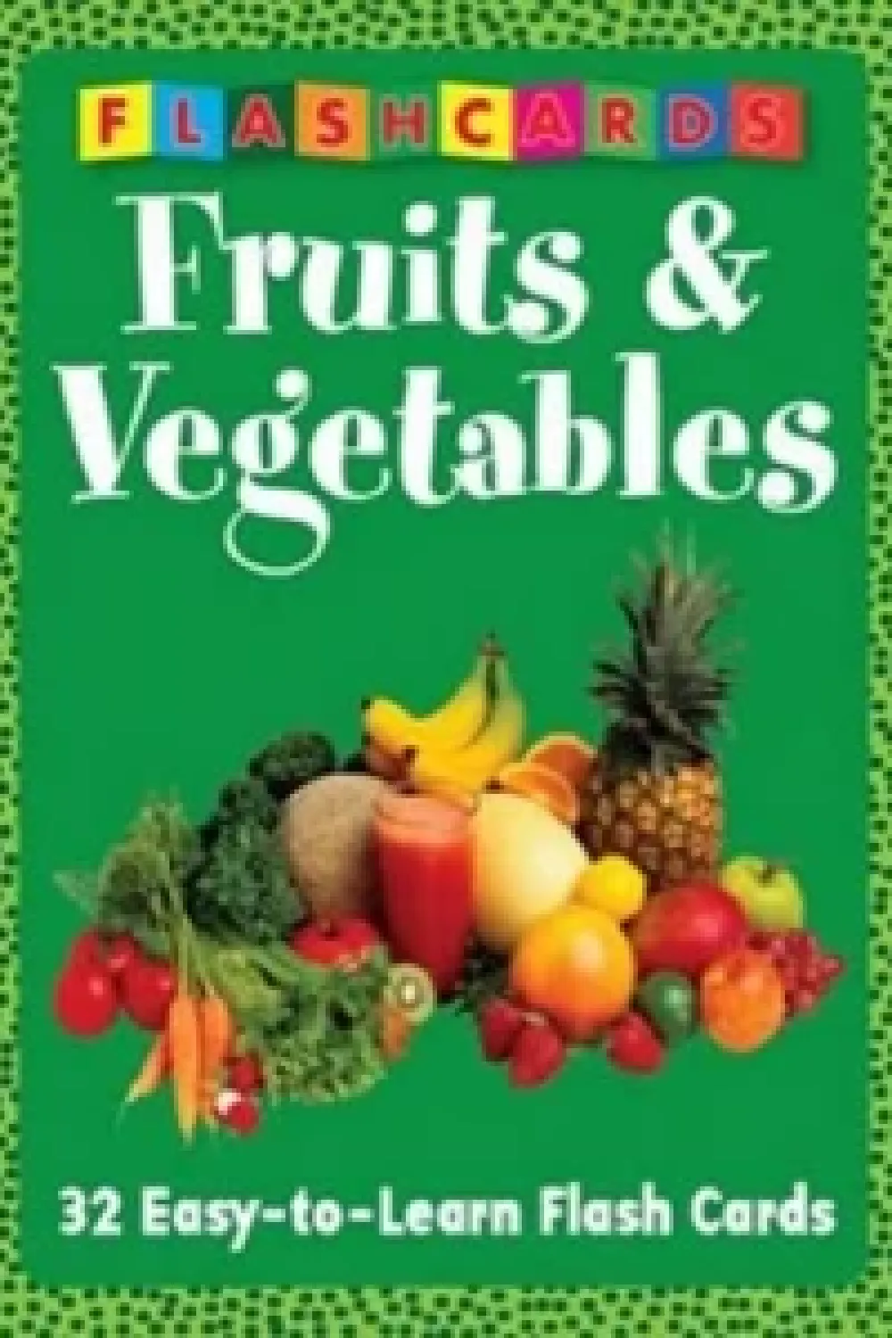 Fruits & Vegetables - Flash Cards - Book - by Pegasus - عصير الكتب