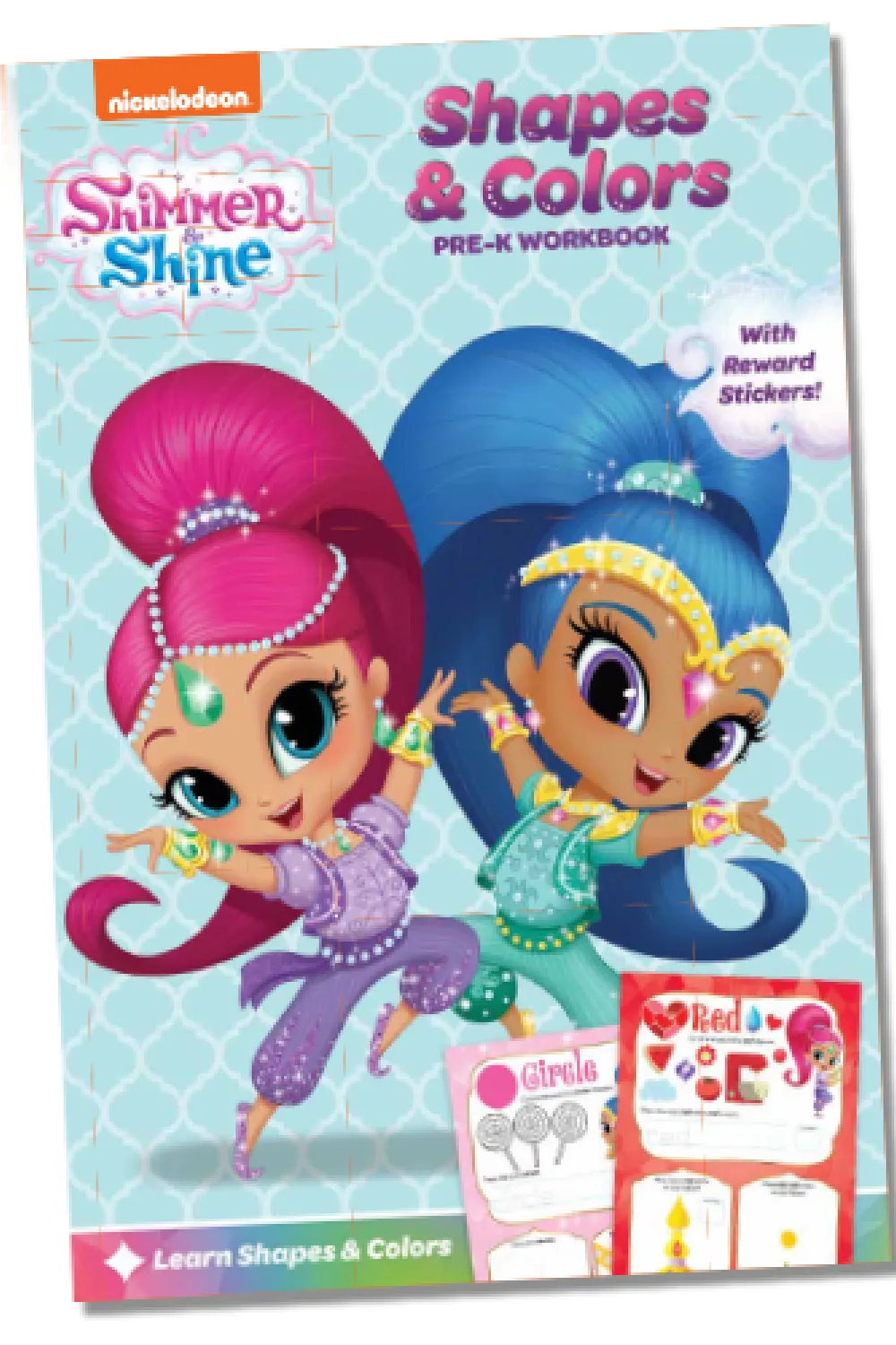 Shimmer Shine - Shapes and Colors - Book - by ديزني - Aseer Alkotb