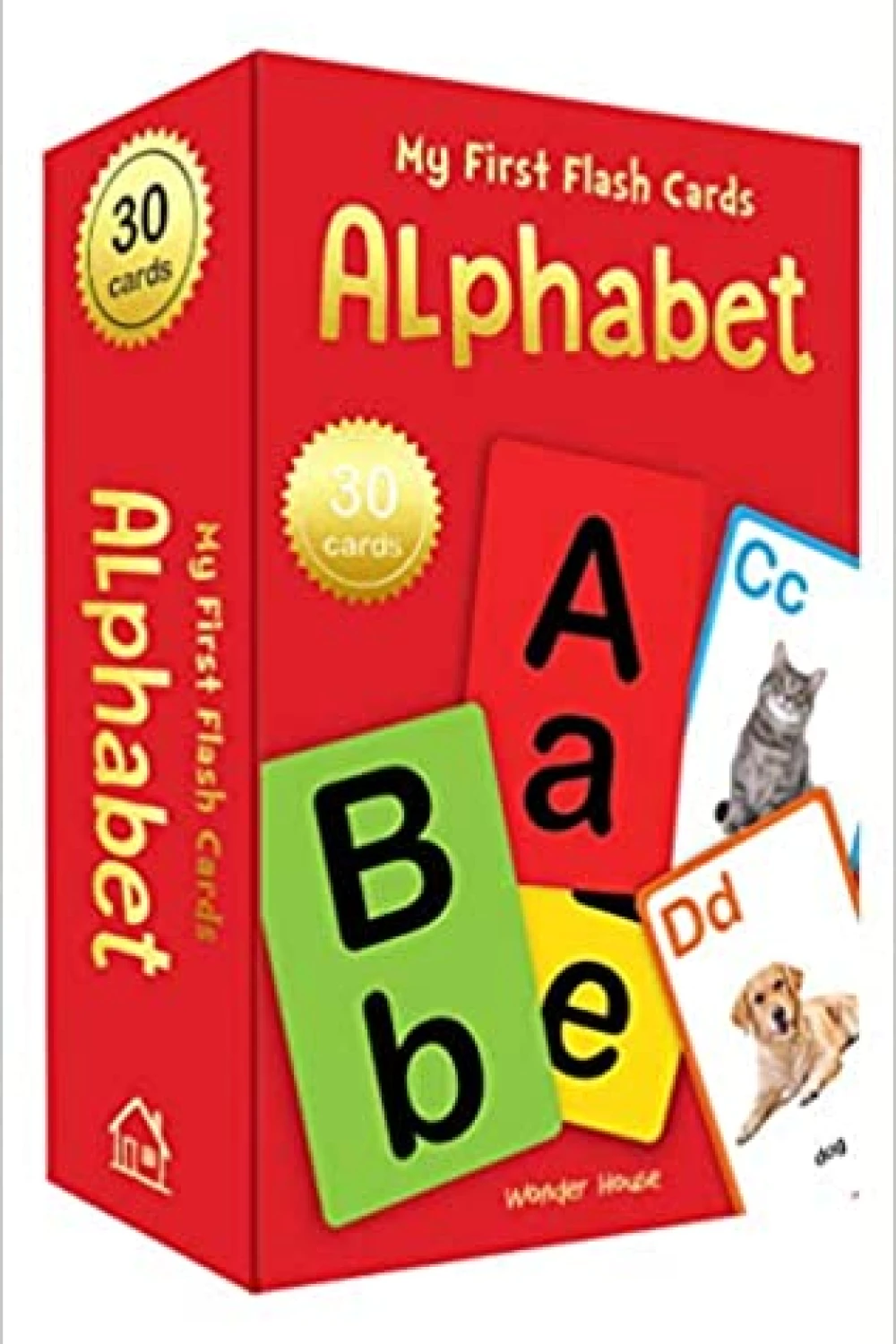 My First Flash Cards Alphabet - Book - by Wonder House Books - عصير الكتب