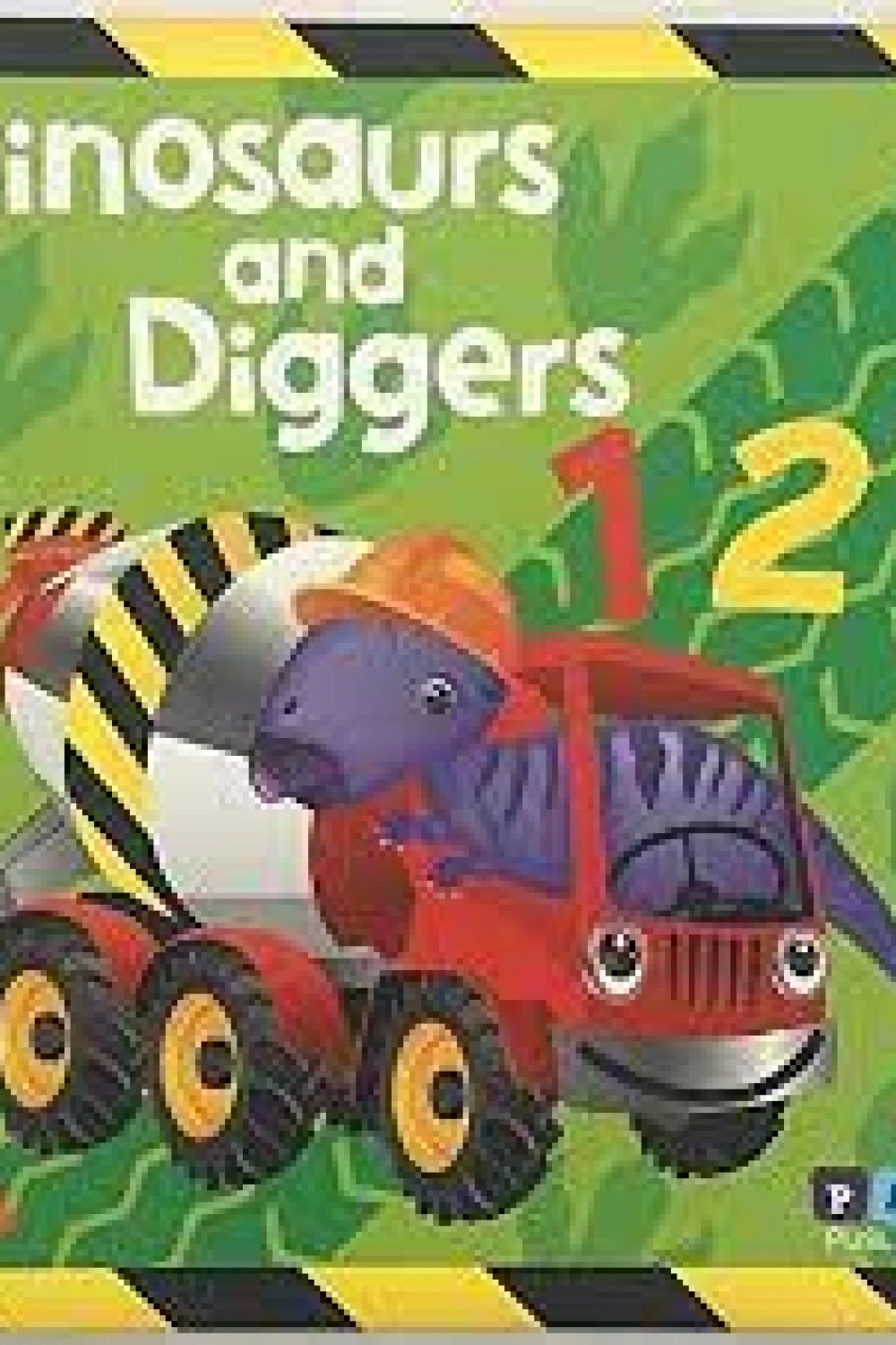 Dinosaurs and Diggers 123 Toddlers - Book - by مجموعة مؤلفين - عصير الكتب
