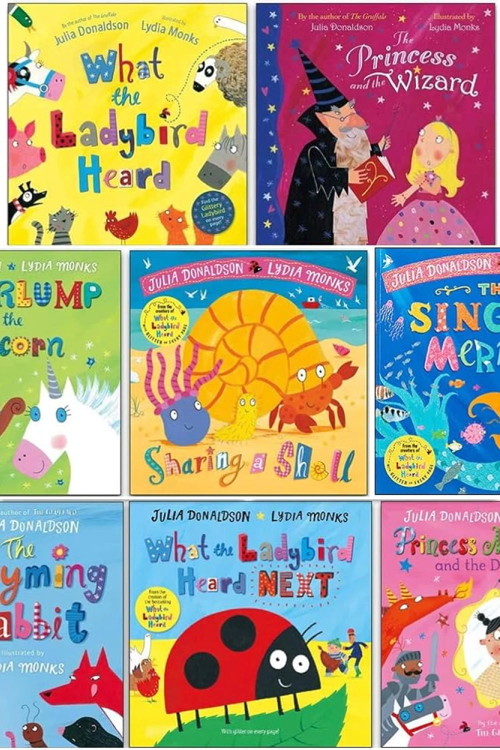 Julia Donaldson and Lydia Monks x 8 Book Set - Book - by جوليا ...