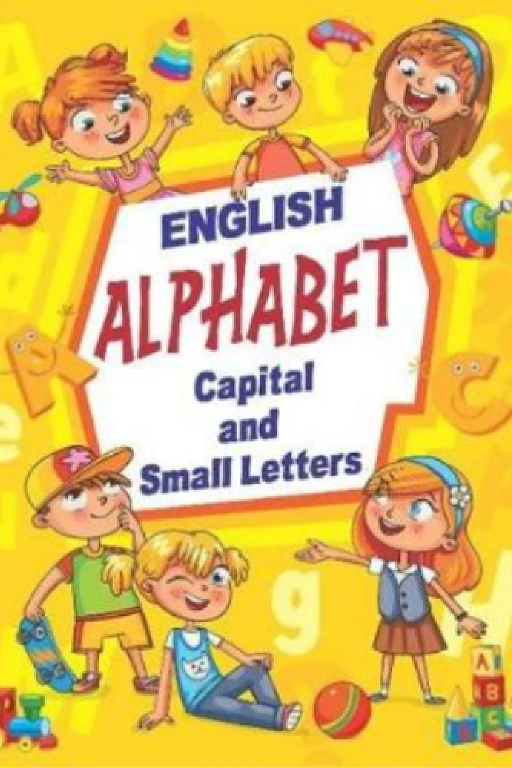English Alphabet - Capital & Small Letters - Book - by Pegasus - عصير الكتب