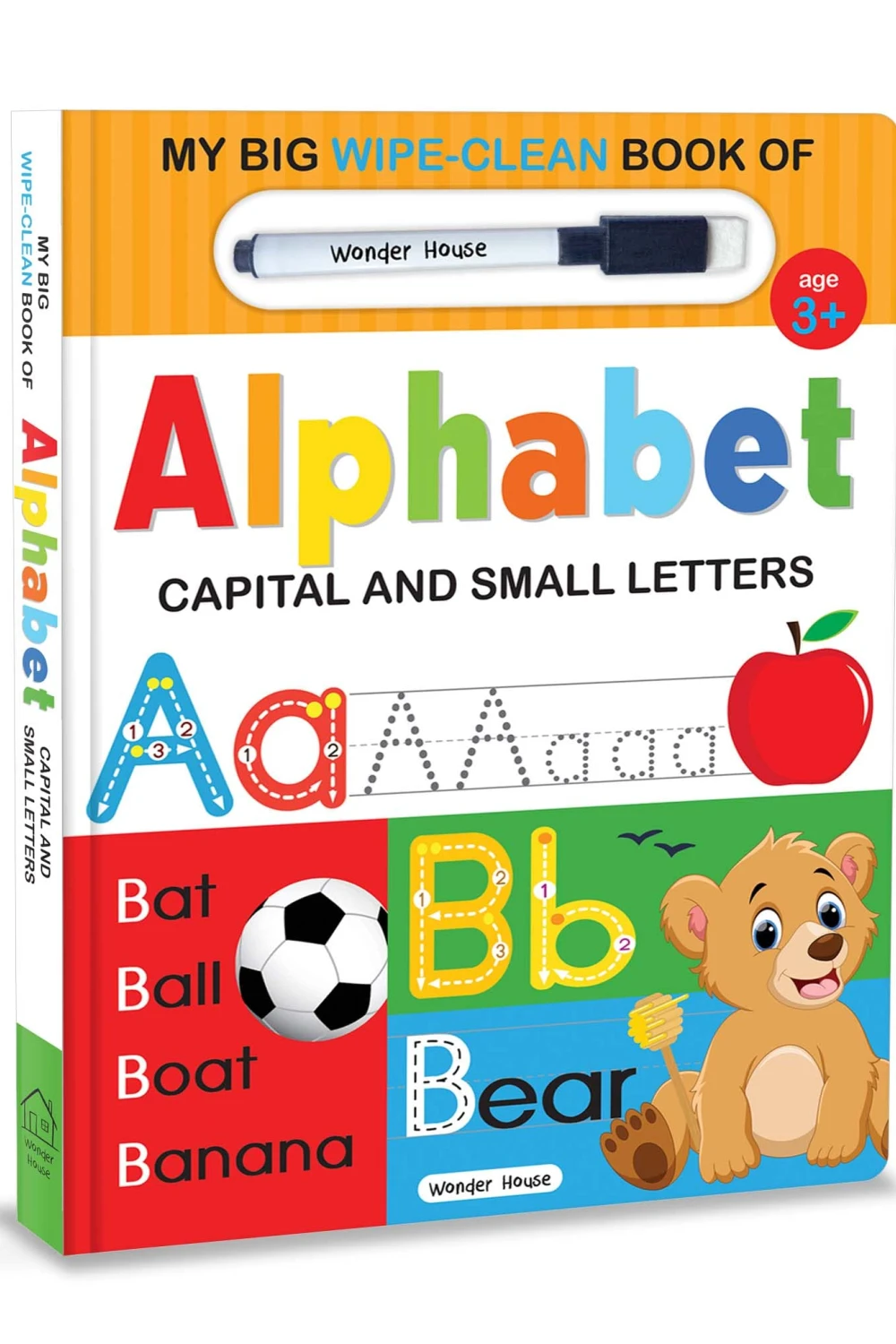 My Big Wipe And Clean Book of Alphabet for Kids: Capital And Small ...