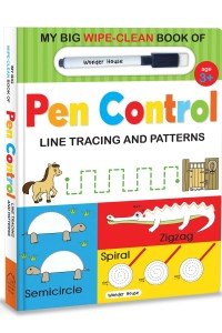 My Big Wipe And Clean Book of Pen Control for Kids: Line Tracing ...