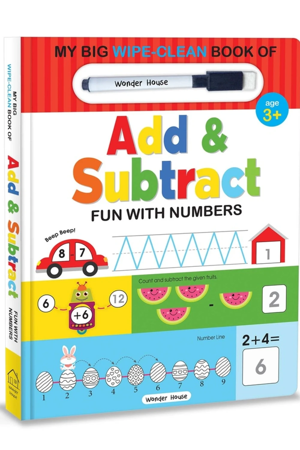 My Big Wipe And Clean Book of Add And Subtract for Kids : Fun With ...