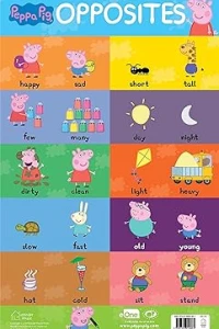 Learn with Peppa Pig : Early Learning Opposites Chart for Children ...