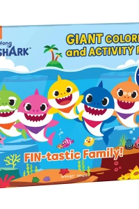 Pinkfong Baby Shark - Fin-tastic Family : Giant Coloring and... | Aseer ...