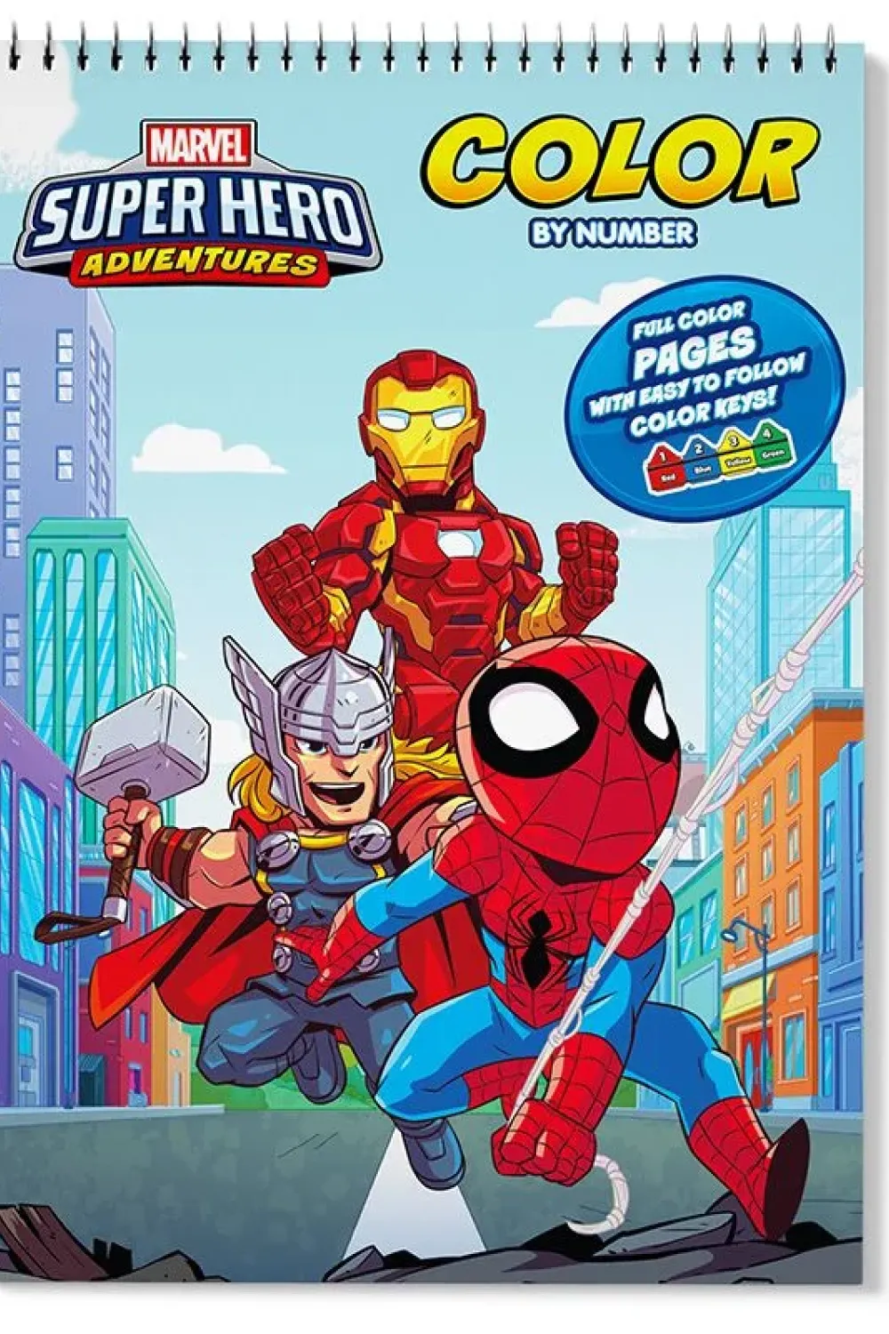 Marvel Color By Numbers Coloring Book - Marvel Superhero... - Aseer Alkotb