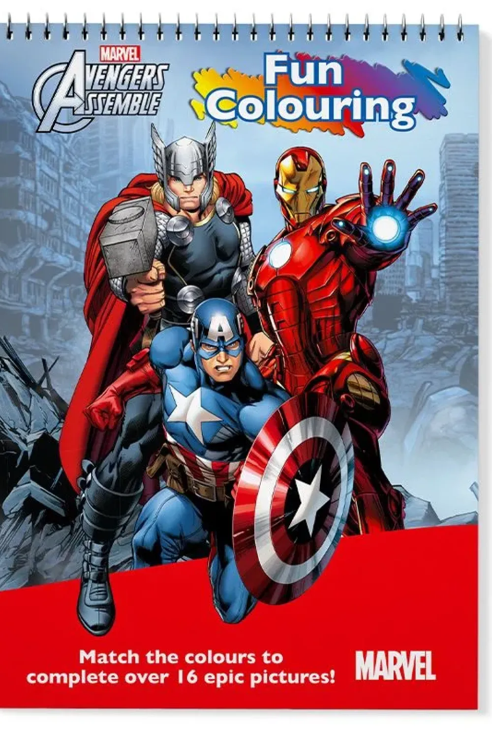Marvel Fun Coloring Book - Marvel Avengers Assemble - Book - by ديزني ...