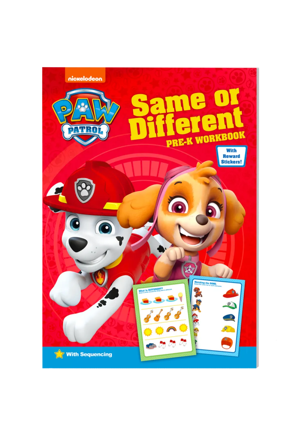 Nickelodeon Paw Patrol Same Or Different Workbook - Book - by ديزني ...
