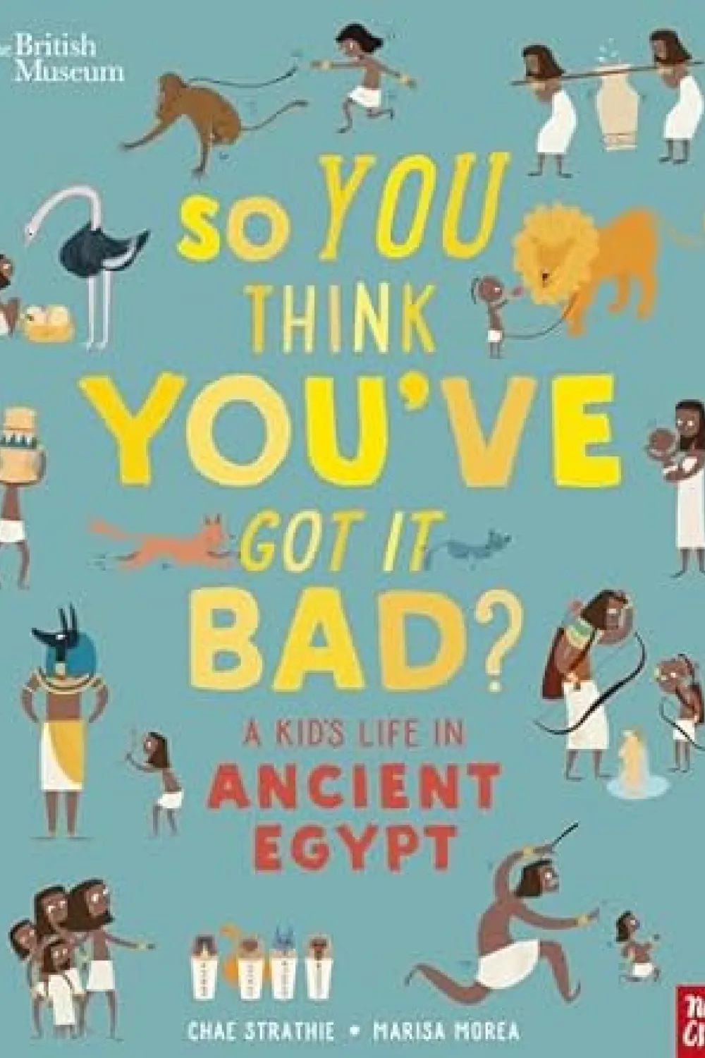 A Kid's Life in Ancient Egypt - Book - by Chae Strathie - Aseer Alkotb
