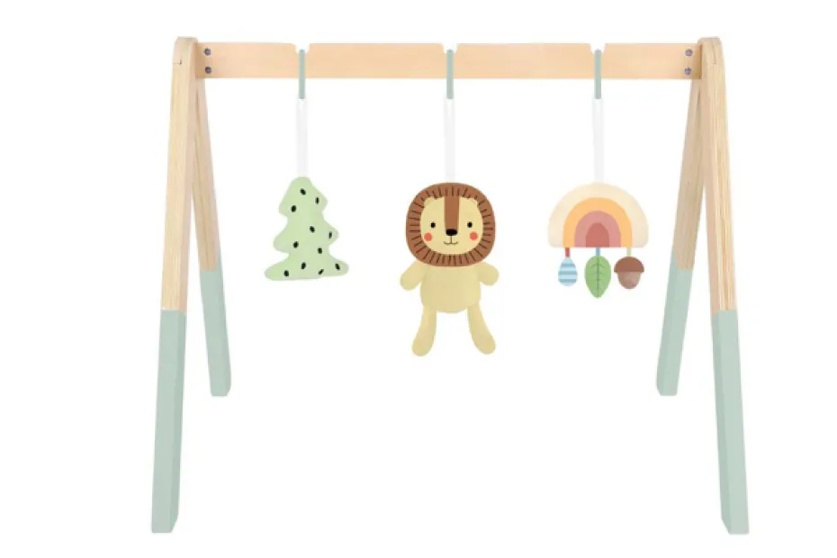 My Forest Friends Lion Wooden Baby Gym - Aseer Alkotb