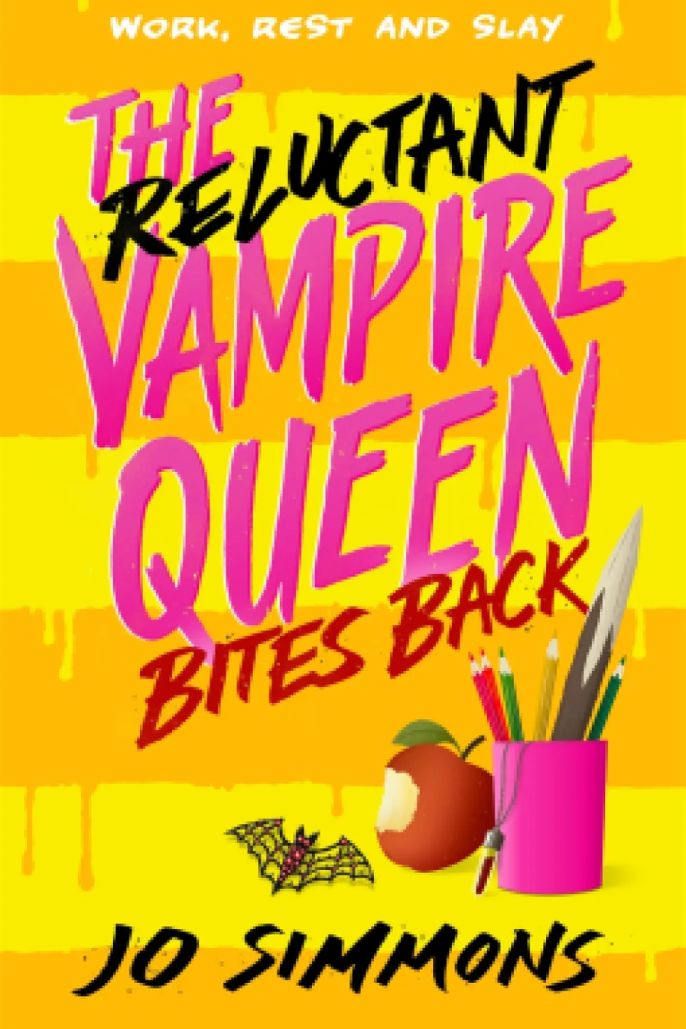 The Reluctant Vampire Queen Bites Back - Book - by Jo Simmons - عصير الكتب