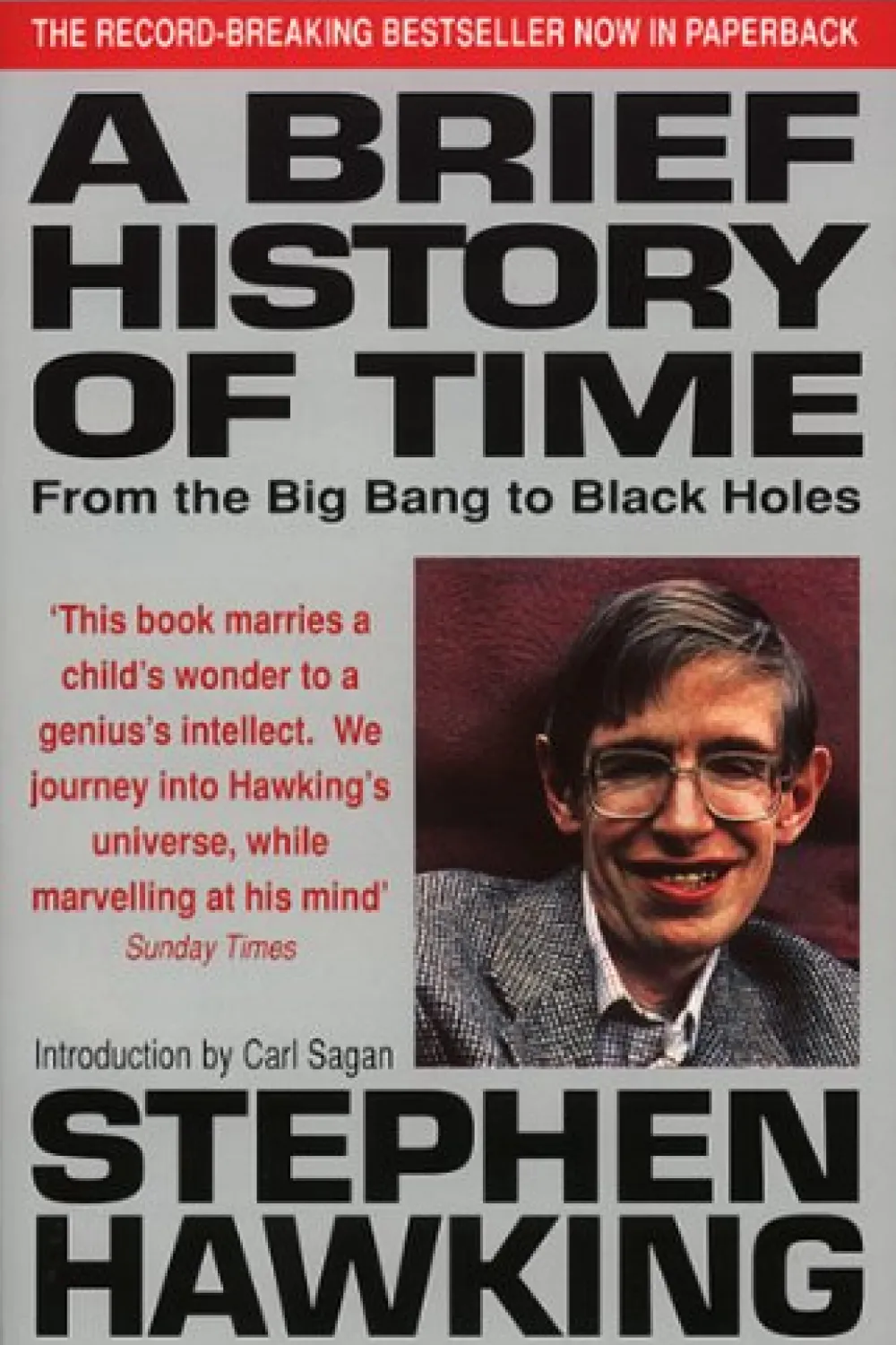 A Brief History Of Time: From Big Bang To Black Holes - Book - by ...