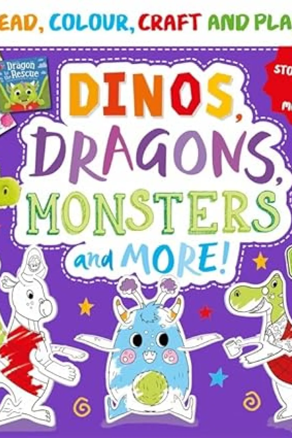 Dragons, Dinosaurs, Monsters and More - Book - by Igloo Books - عصير الكتب
