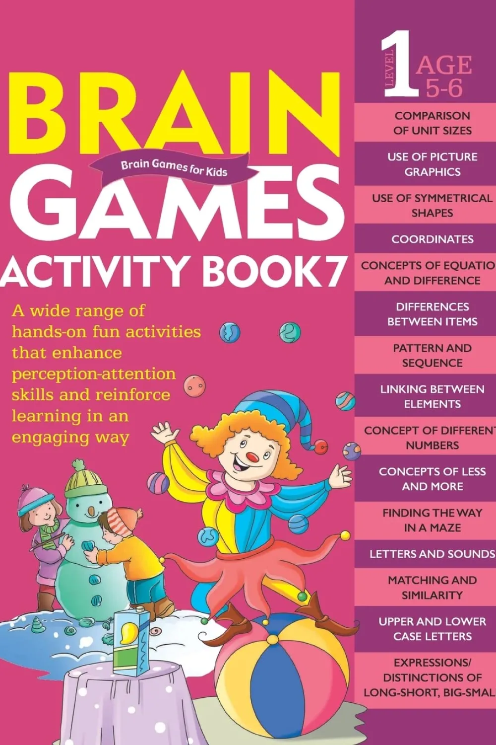 Brain Games for Kids-Brain Games Activity Book Level 1- Book-7 ...