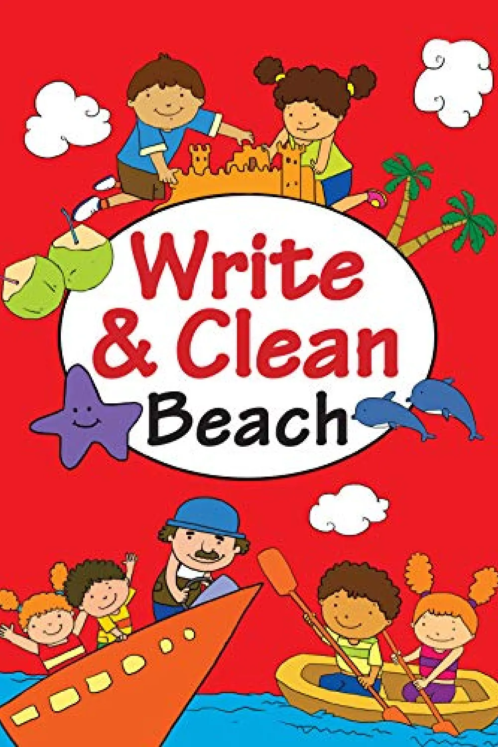 Write & Clean Beach - Book - by Om Books International - عصير الكتب