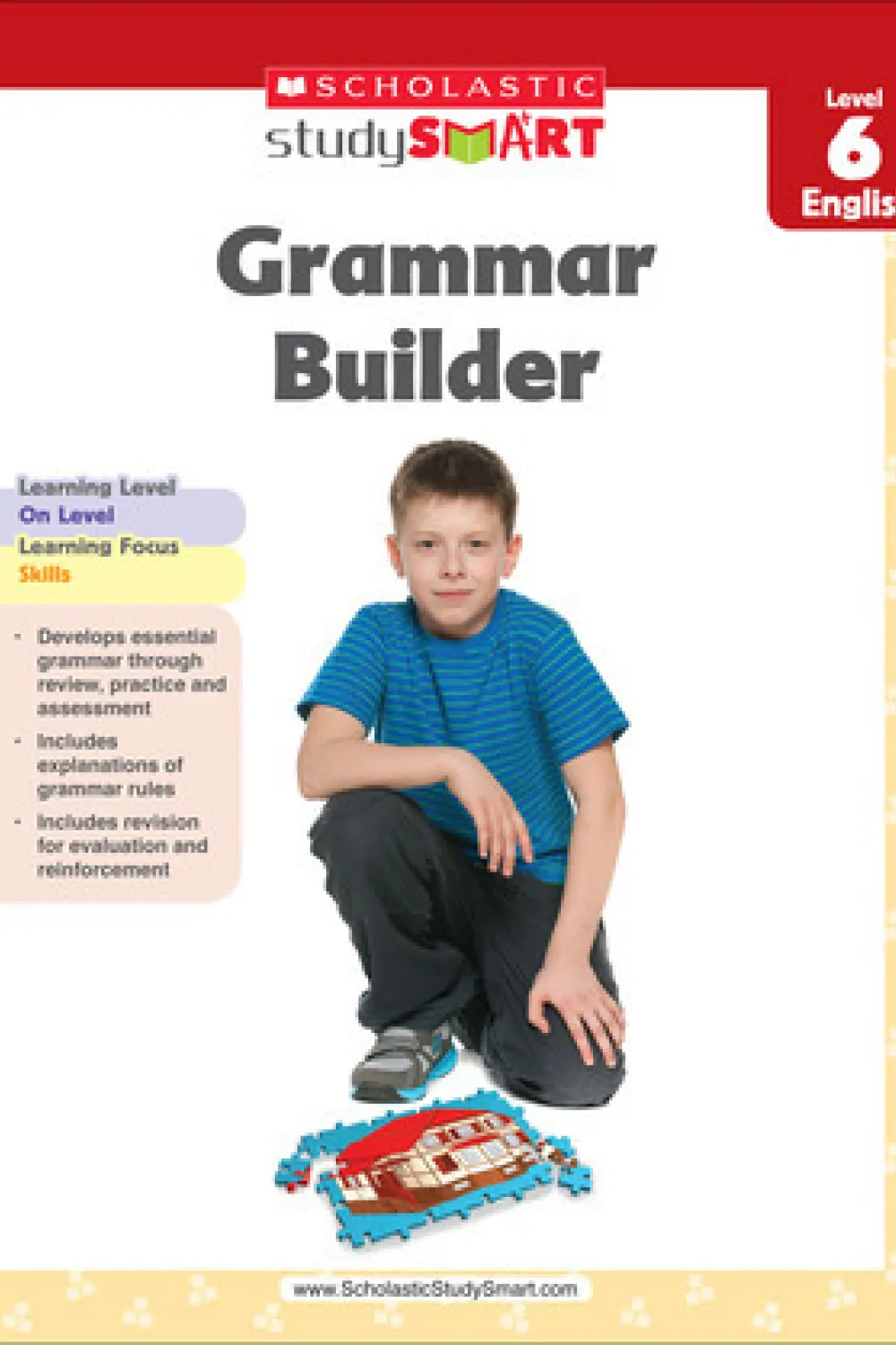 Scholastic Study Smart Grammar Builder Grade 6 - Book - by... - عصير الكتب