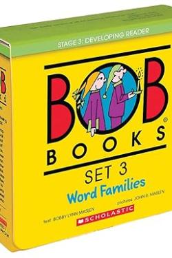Bob Books Set 3- Word Families - Bobby Lynn Maslen | عصير الكتب