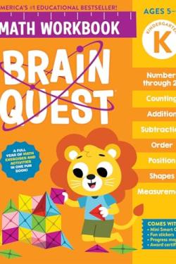 Brain Quest Math Workbook-Kindergarten - Workman Publishing | عصير الكتب