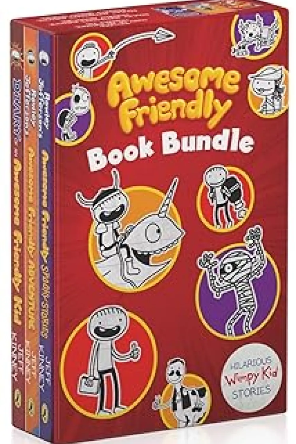 Awesome Friendly Book Bundle (diary Of A Wimpy Kid) 3 Books... - عصير الكتب