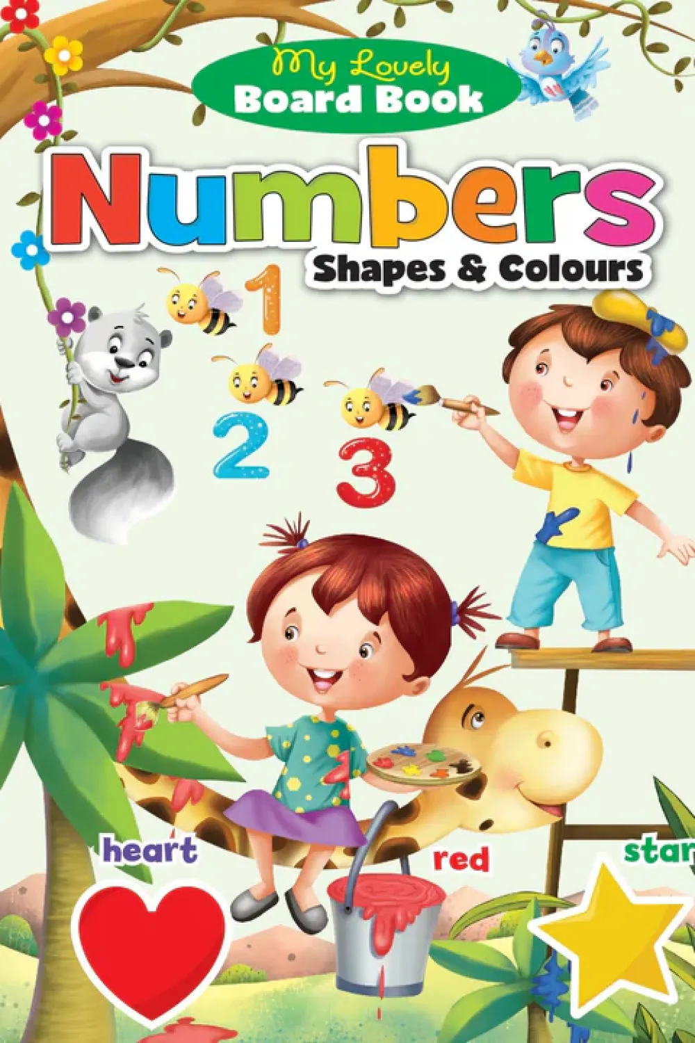 My Lovely Board Book (Numbers Shapes and Colours) - Book - by Various ...