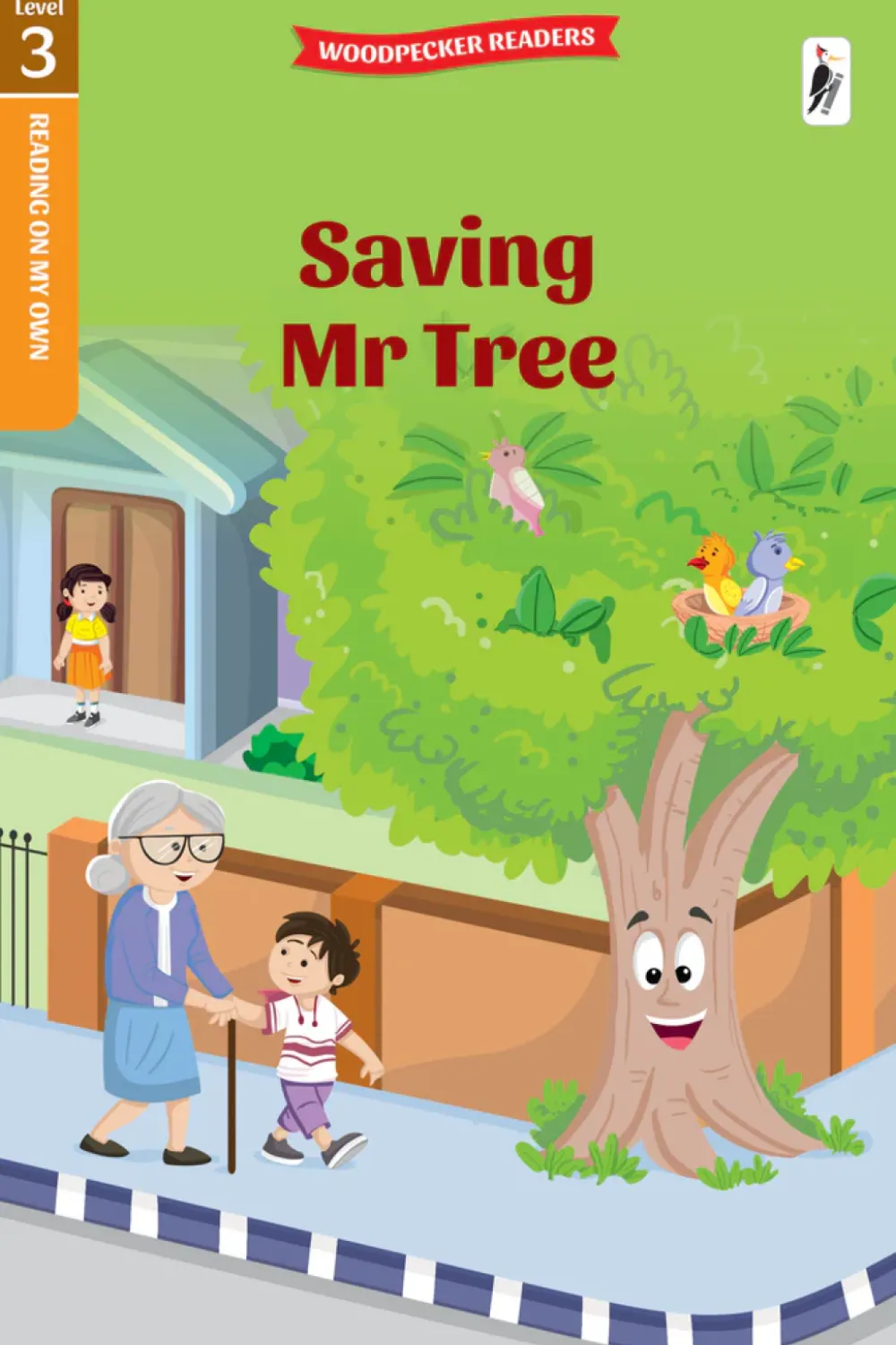 Saving Mr Tree - Book - by WoodPecker Books - عصير الكتب