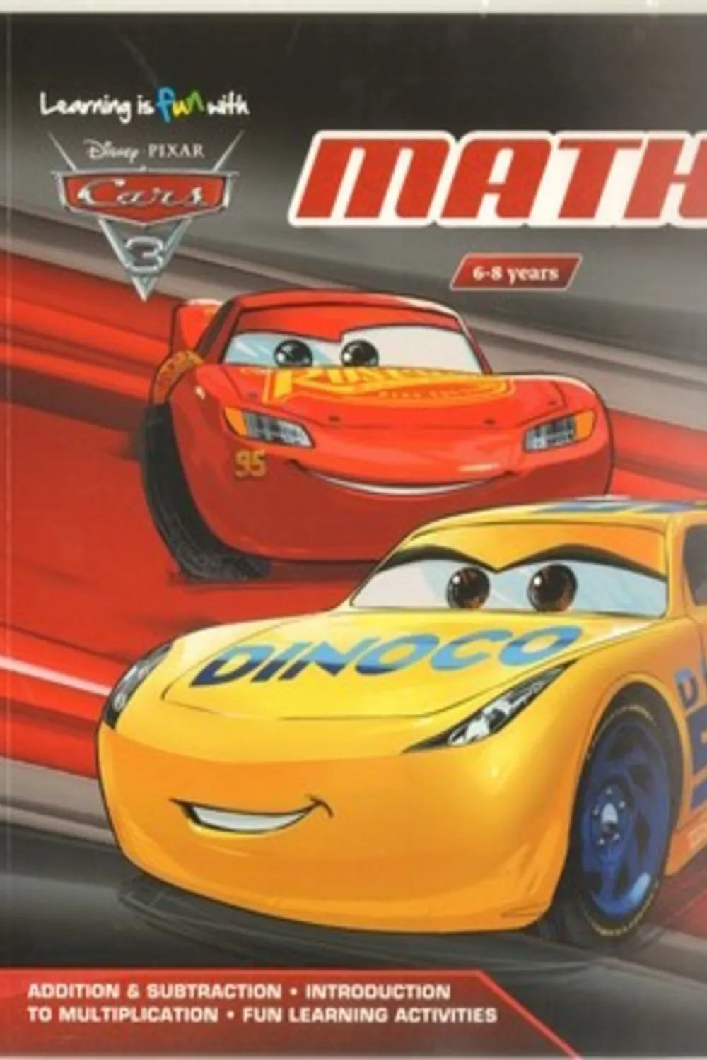 Learning is Fun with Cars 3 .. Math - Book - by ديزني - عصير الكتب