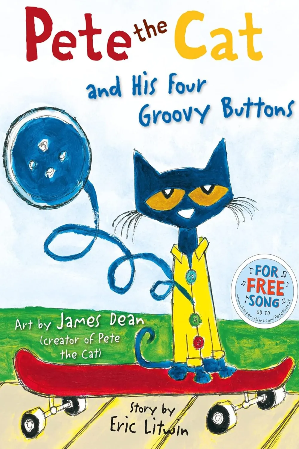 Pete the Cat and His Four Groovy Buttons - Book - by Eric Litwin - عصير ...