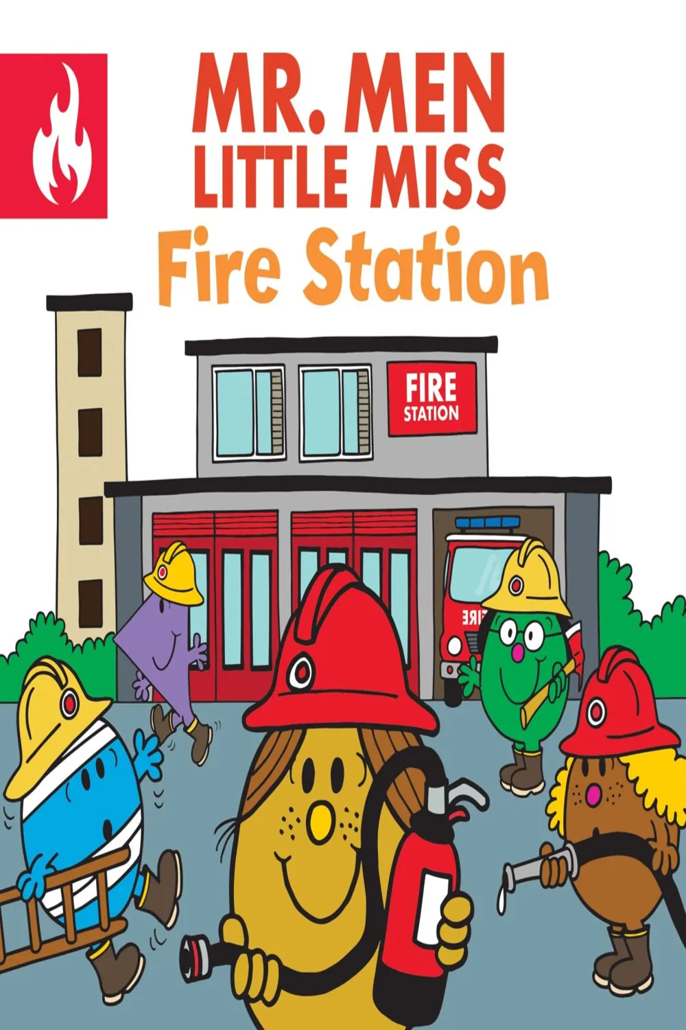Mr Men and Little Miss Work Fire Station - Book - by Roger Hargreaves ...