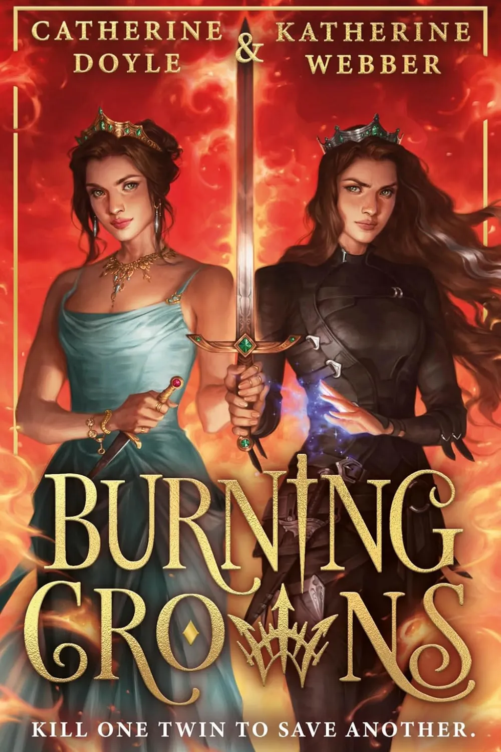 Burning Crowns (Twin Crowns) - Book - by Katherine Webber - Aseer Alkotb