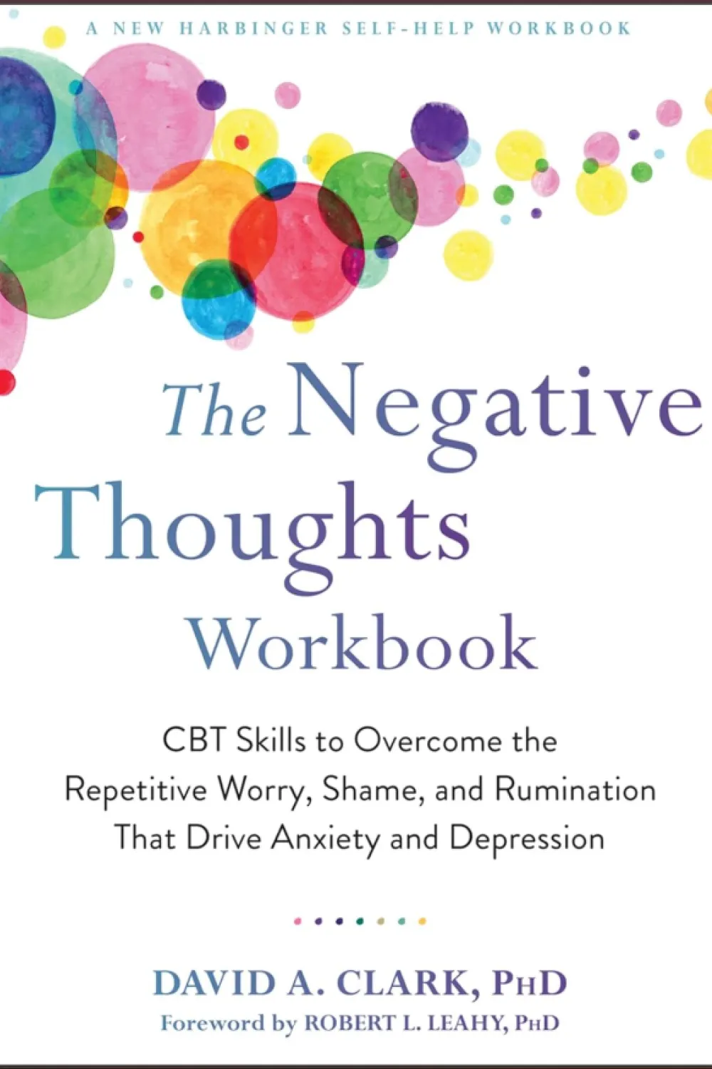 The Negative Thoughts Workbook - Book - by David A. Clark - Aseer Alkotb