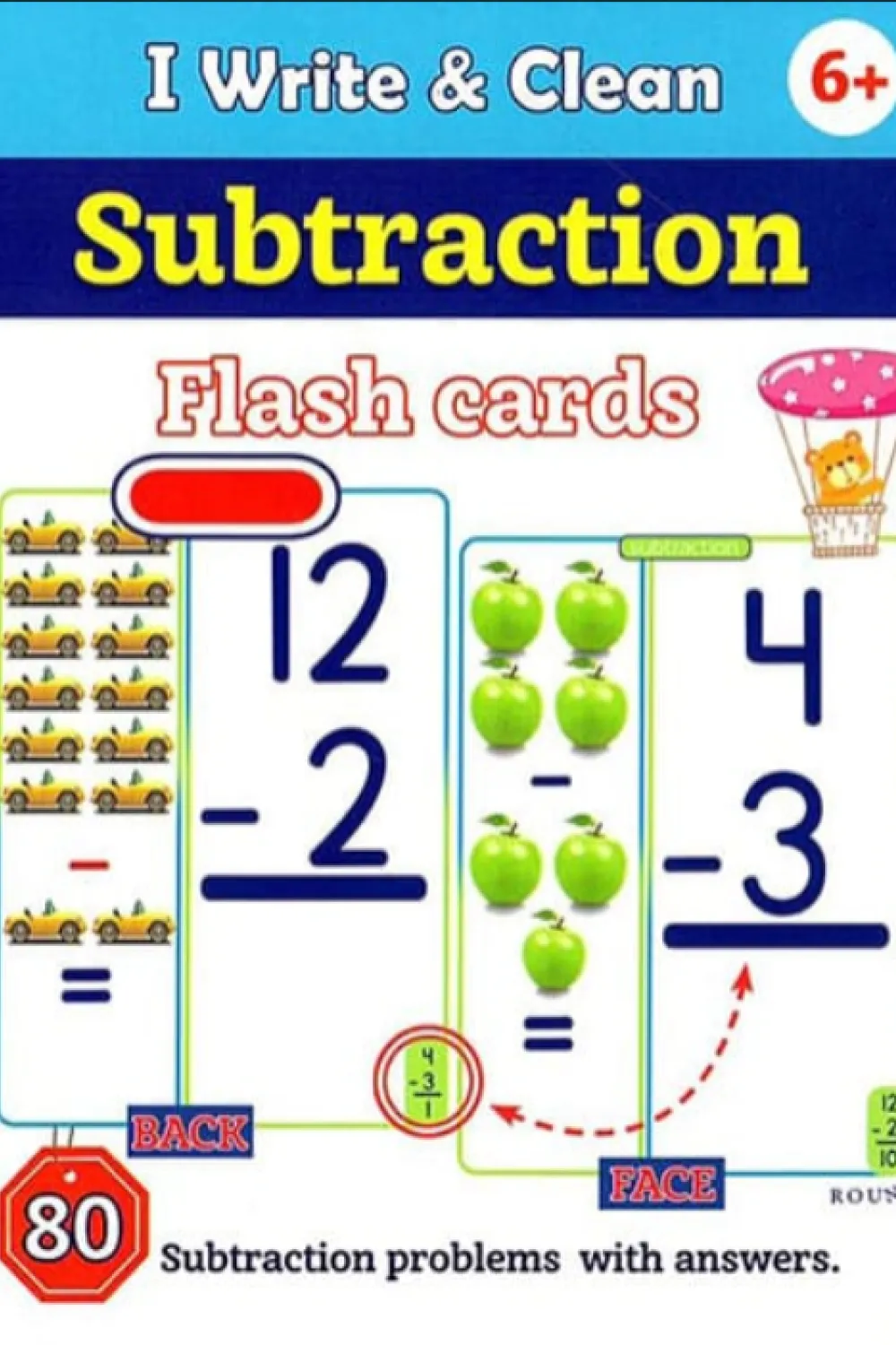 I Learn and Write Subtraction (Flash cards) - Book - by unknown - عصير ...